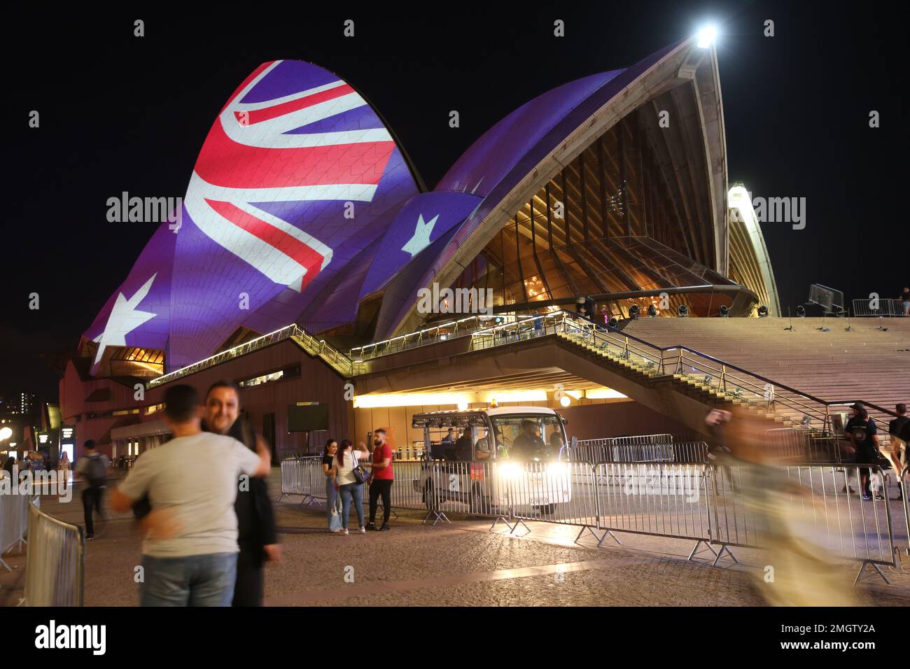 Sydney, Australia. 26th January 2023. The sails of the Sydney Opera ...