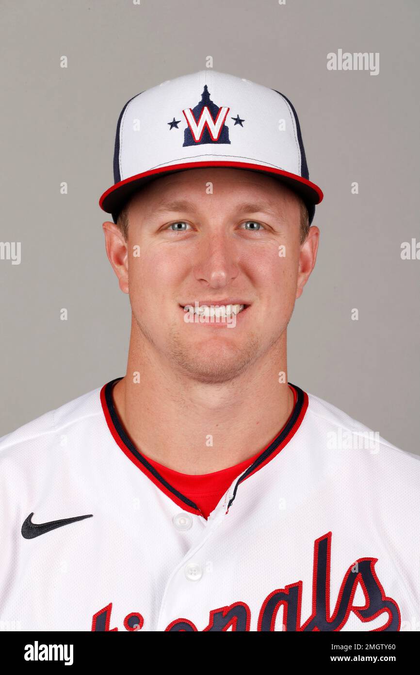 This is a 2020 photo of Andrew Stevenson of the Washington Nationals ...