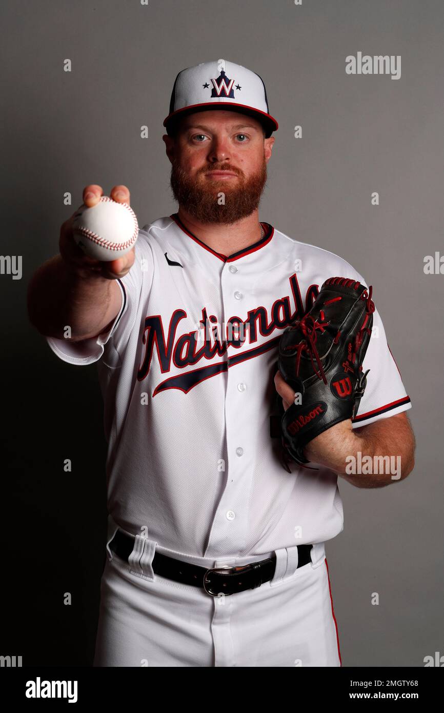 This is a 2020 photo of Aaron Barrett of the Washington Nationals ...