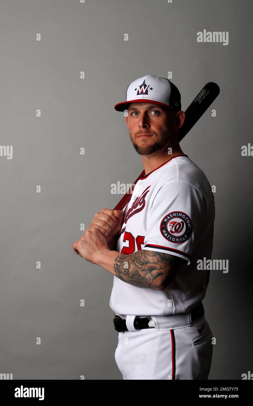 This is a 2020 photo of Brandon Snyder of the Washington Nationals ...