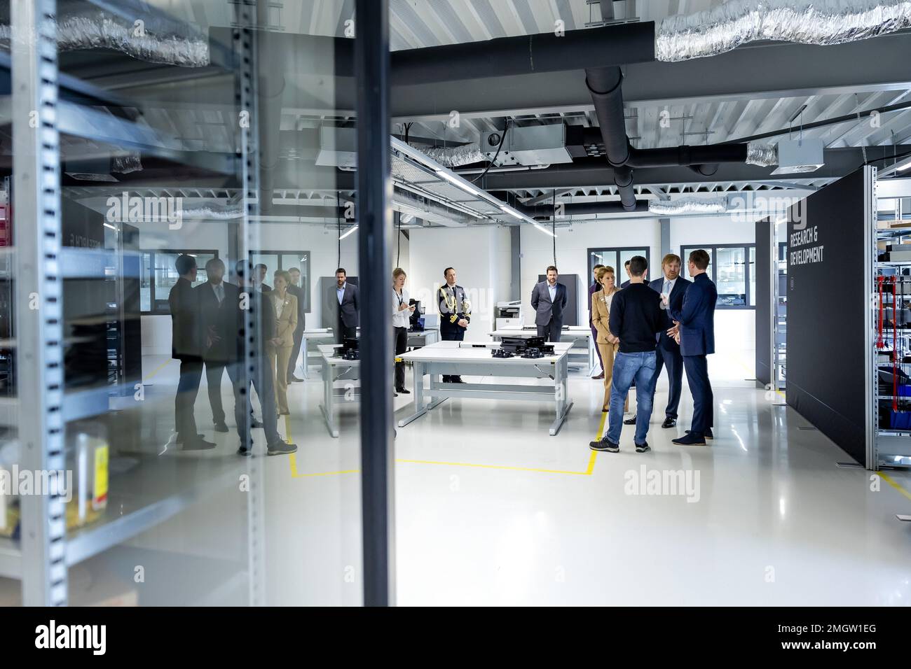 HELMOND - King Willem-Alexander is given a guided tour during the ...