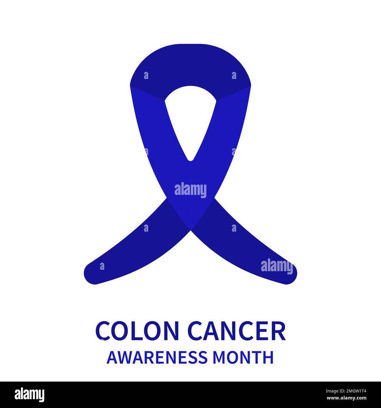 Colorectal cancer awareness ribbon Stock Vector Images - Alamy
