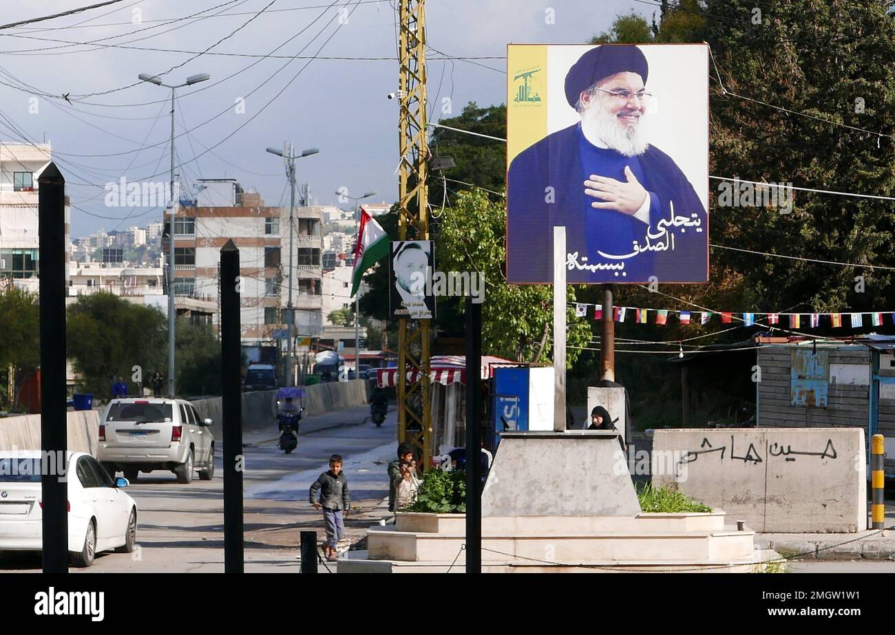 Hezbollah hassan nasrallah beirut lebanon hi-res stock photography and ...