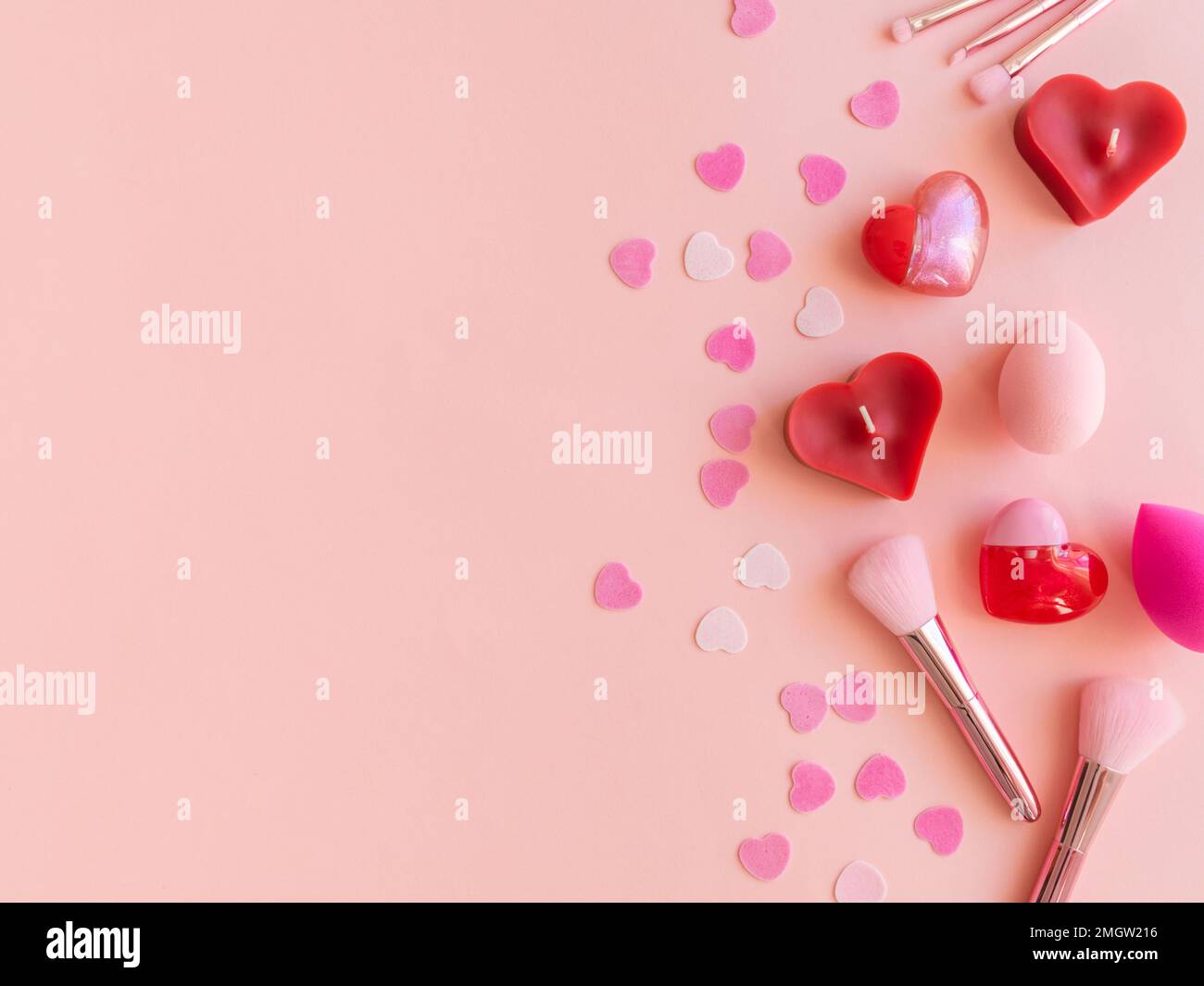 Care decorative cosmetics set hi-res stock photography and images - Alamy