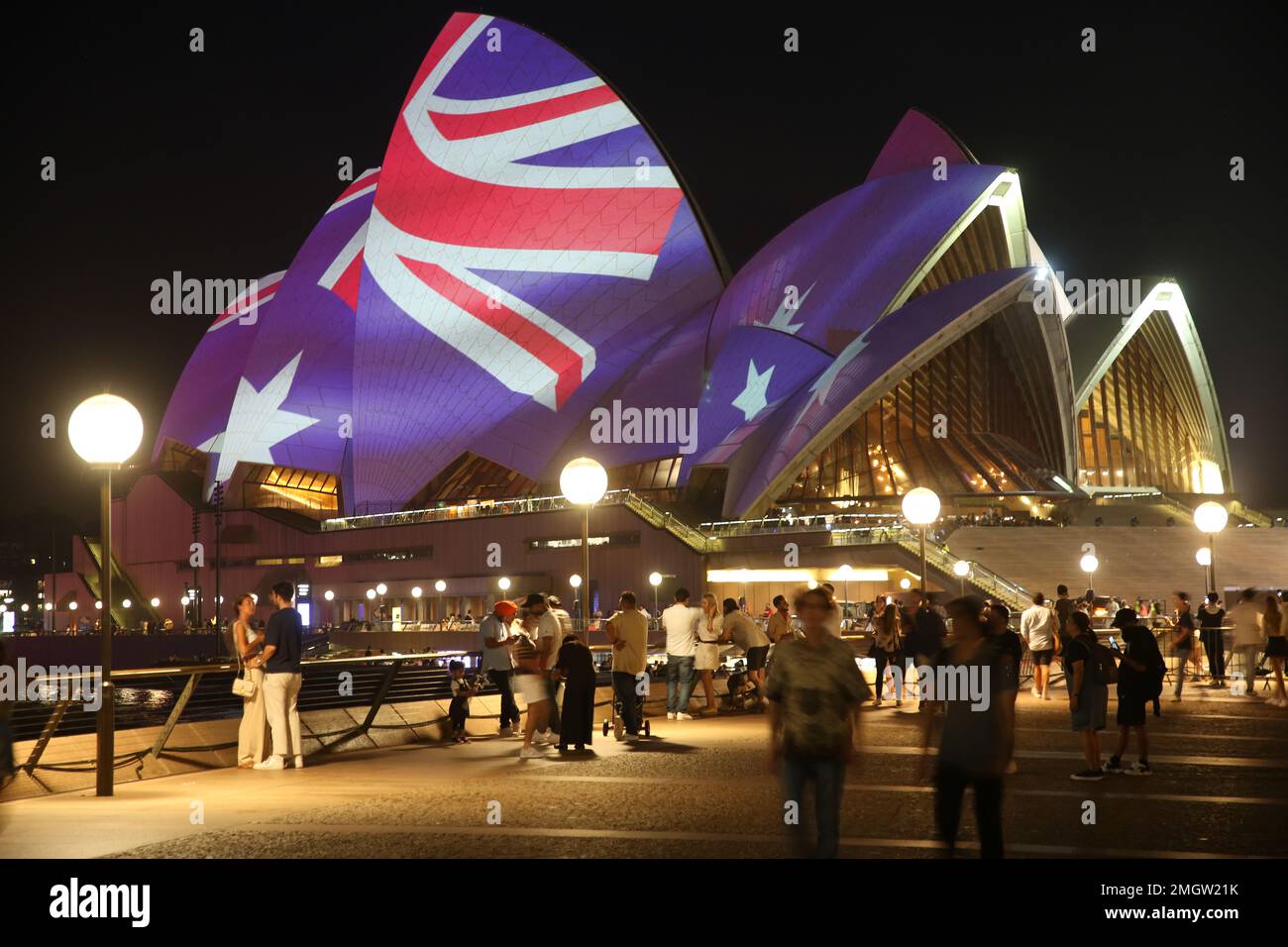 Sydney, Australia. 26th January 2023. The sails of the Sydney Opera ...