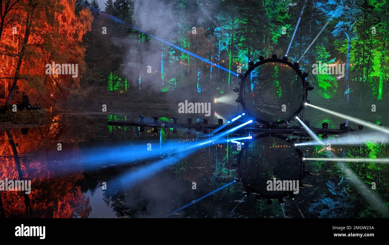 The Enchanted Forest, Faskally Wood, Pitlochry Stock Photo - Alamy