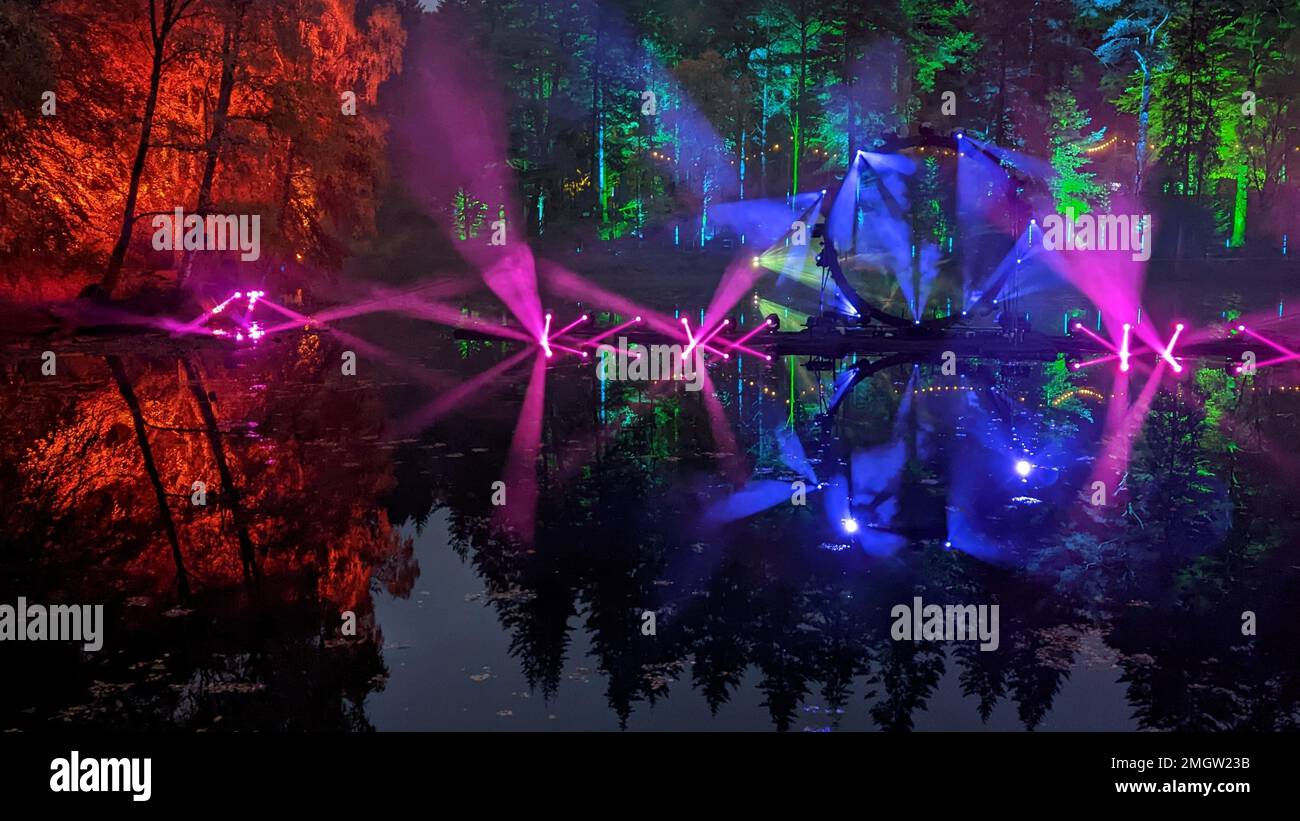 The Enchanted Forest, Faskally Wood, Pitlochry Stock Photo - Alamy