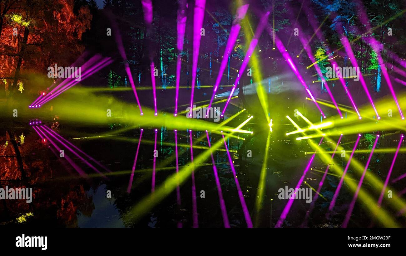 The Enchanted Forest, Faskally Wood, Pitlochry Stock Photo - Alamy