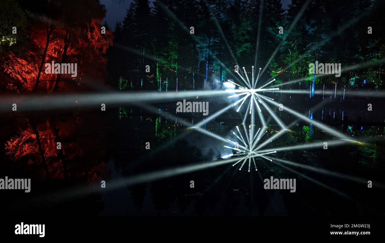 The Enchanted Forest, Faskally Wood, Pitlochry Stock Photo - Alamy