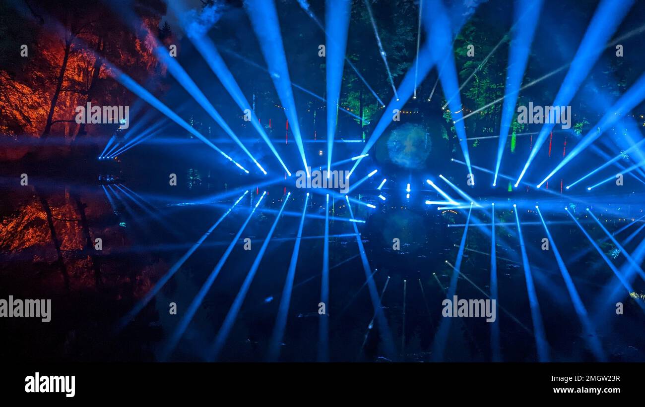 The Enchanted Forest, Faskally Wood, Pitlochry Stock Photo - Alamy
