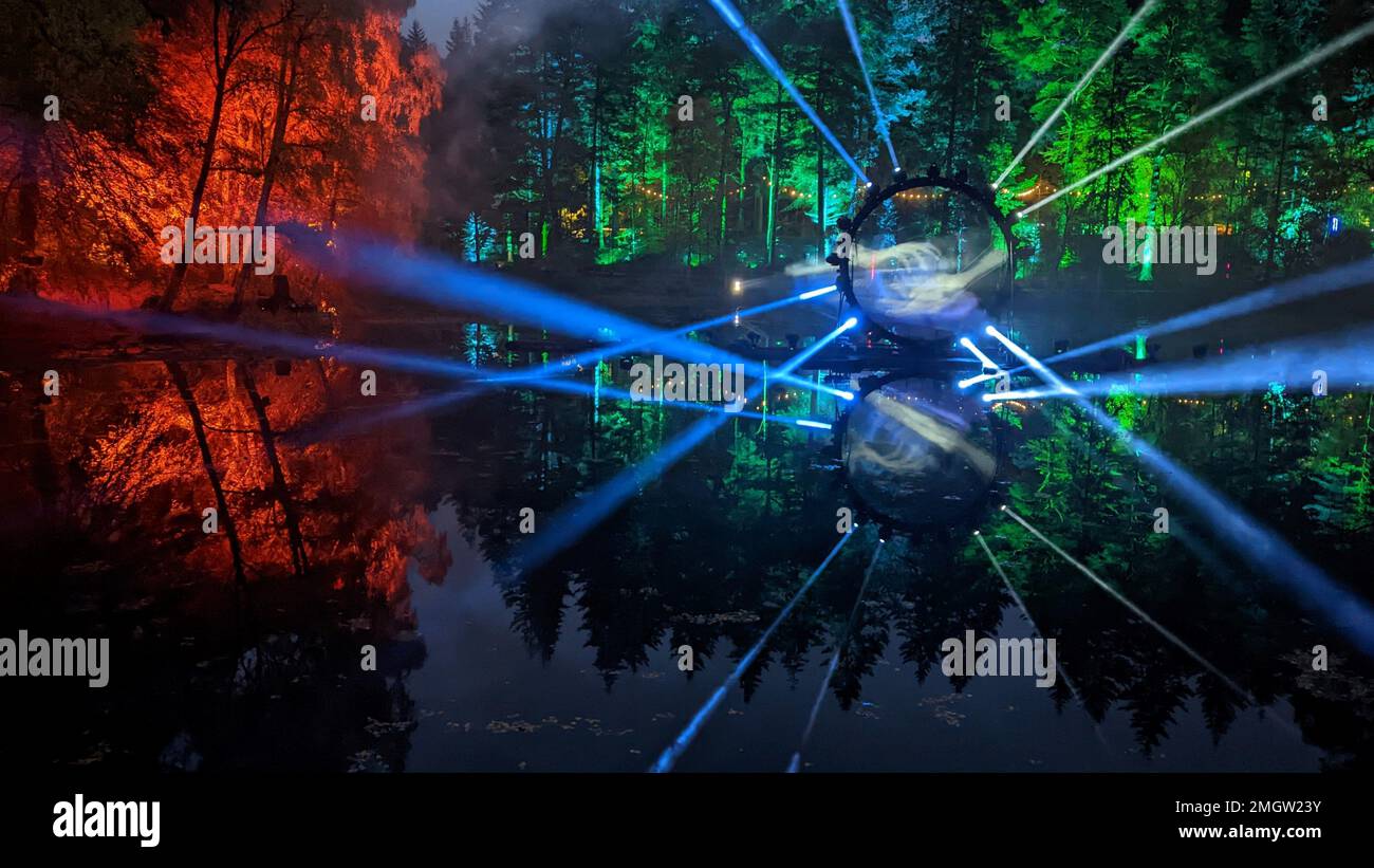 The Enchanted Forest, Faskally Wood, Pitlochry Stock Photo - Alamy