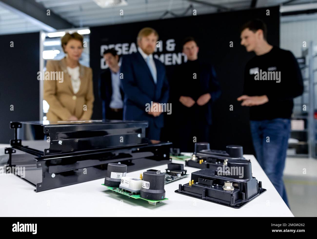 HELMOND - King Willem-Alexander is given a guided tour during the ...