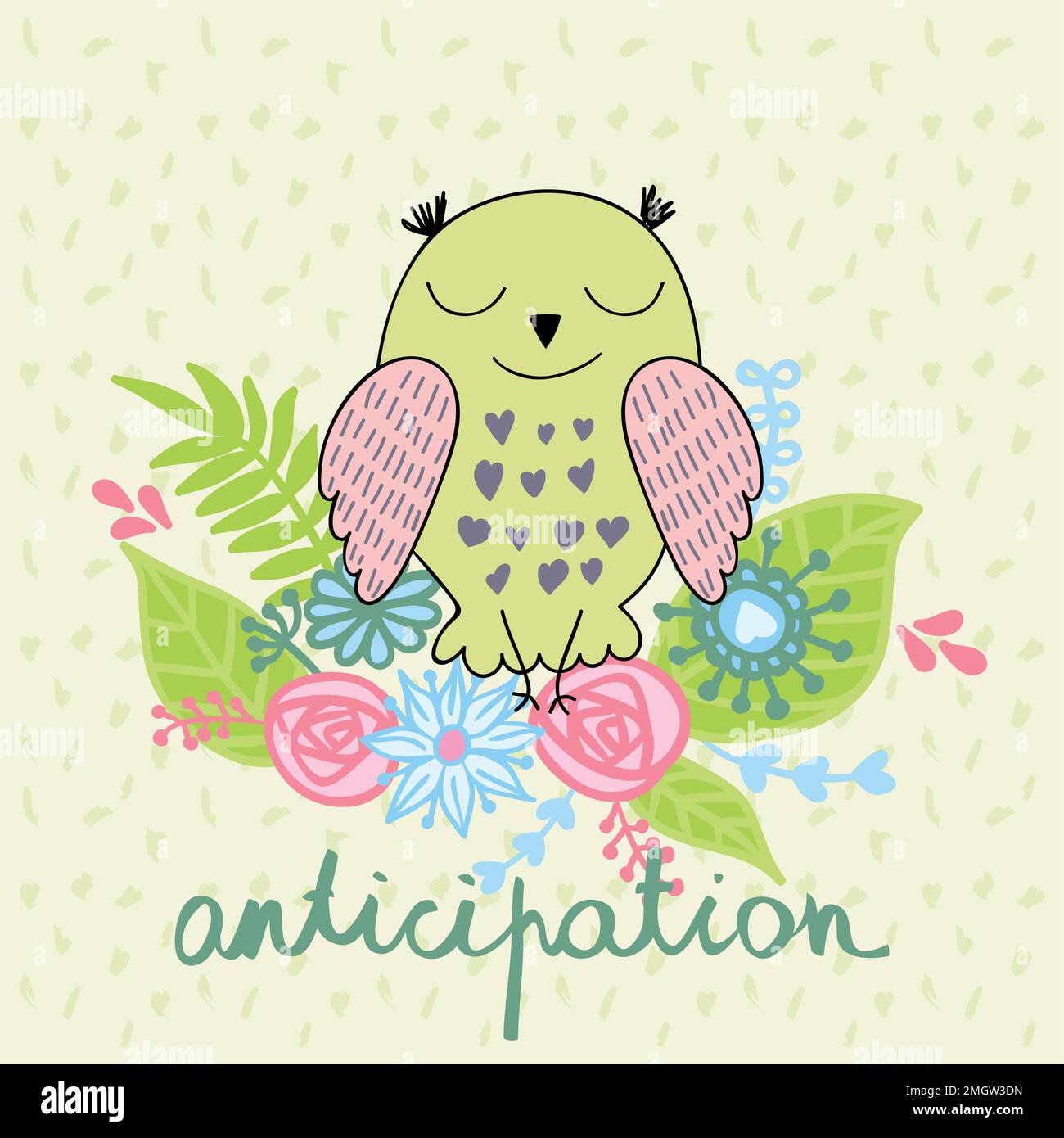 vector cartoon owl Stock Vector Image & Art - Alamy