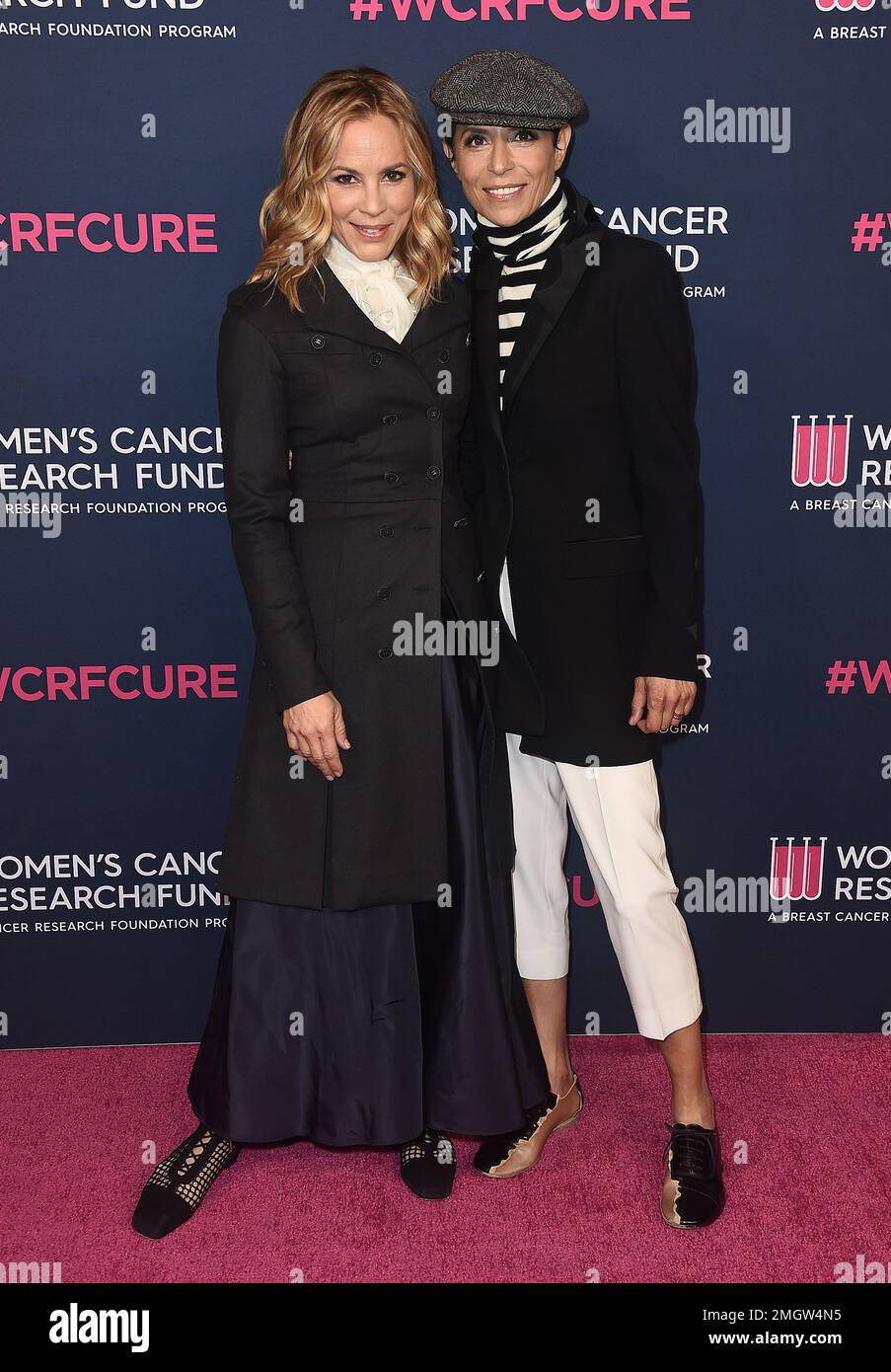 Maria Bello and Dominique Crenn attend the 2020 An Unforgettable ...
