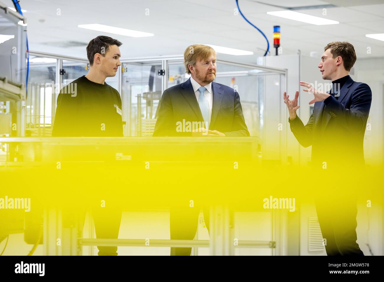HELMOND - King Willem-Alexander is given a guided tour during the ...
