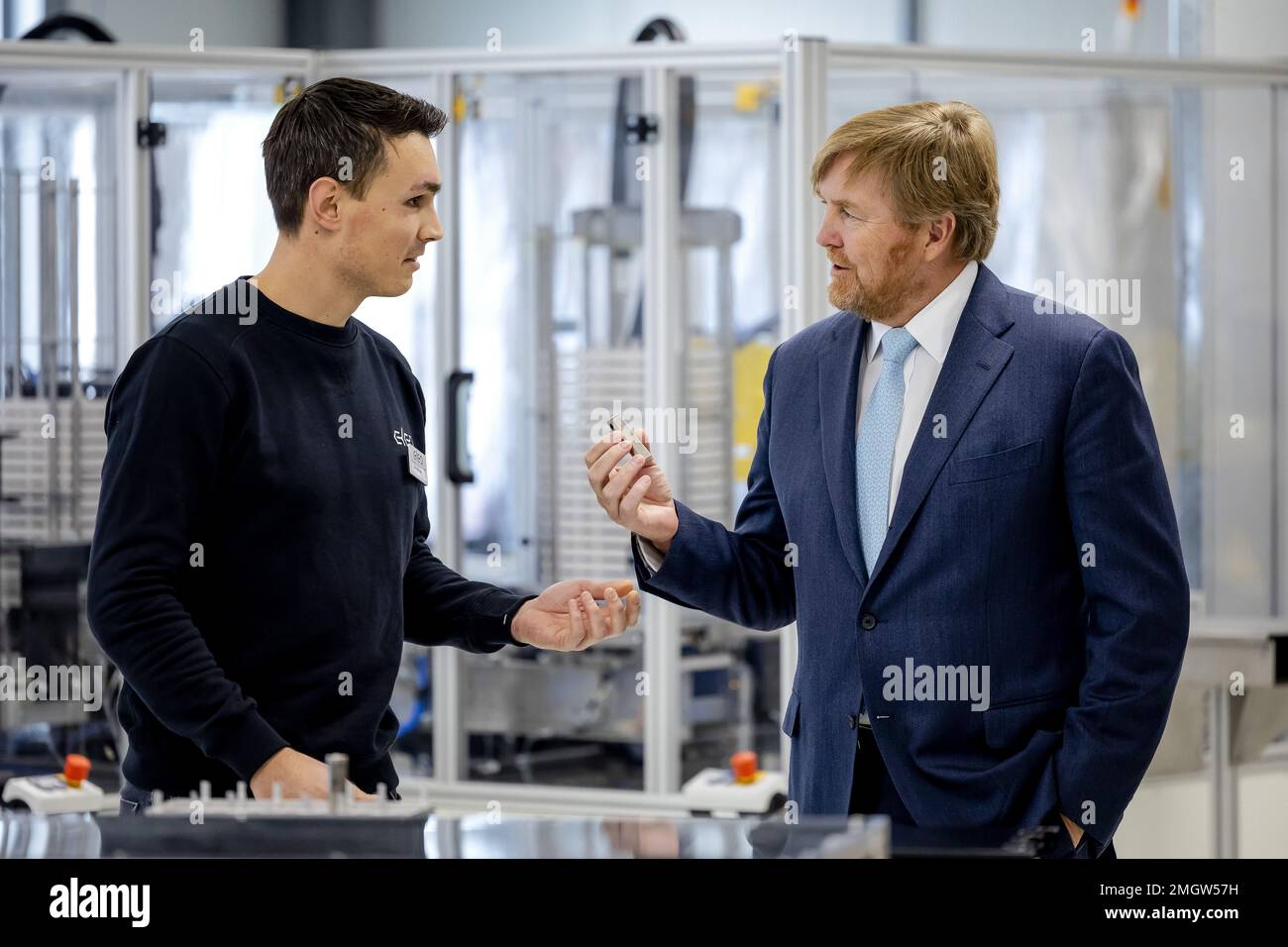 HELMOND - King Willem-Alexander is given a guided tour during the ...
