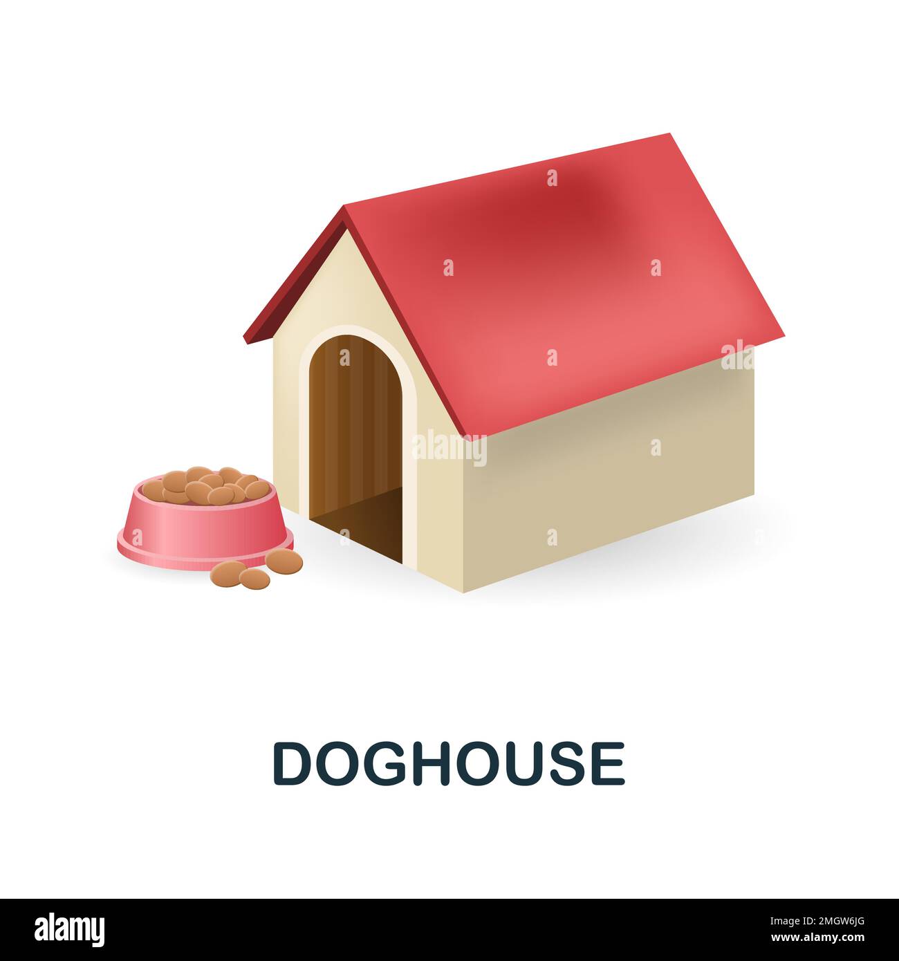 Red Dog House Clipart