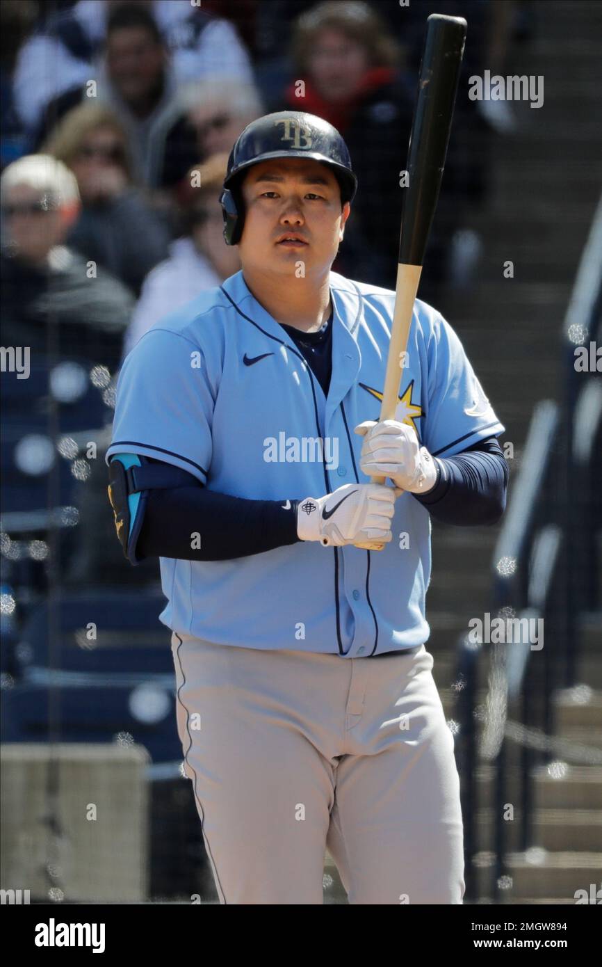 Tampa Bay Rays' Ji-Man Choi, of South Korea, during the sixth inning of ...