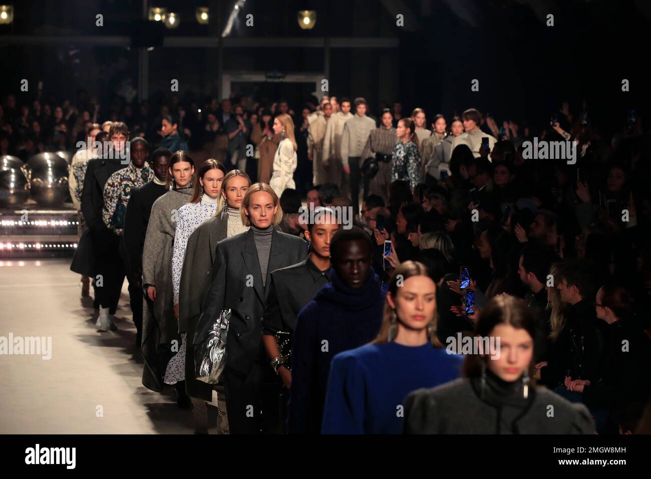 Models wear creations for the Isabel Marant fashion collection during ...