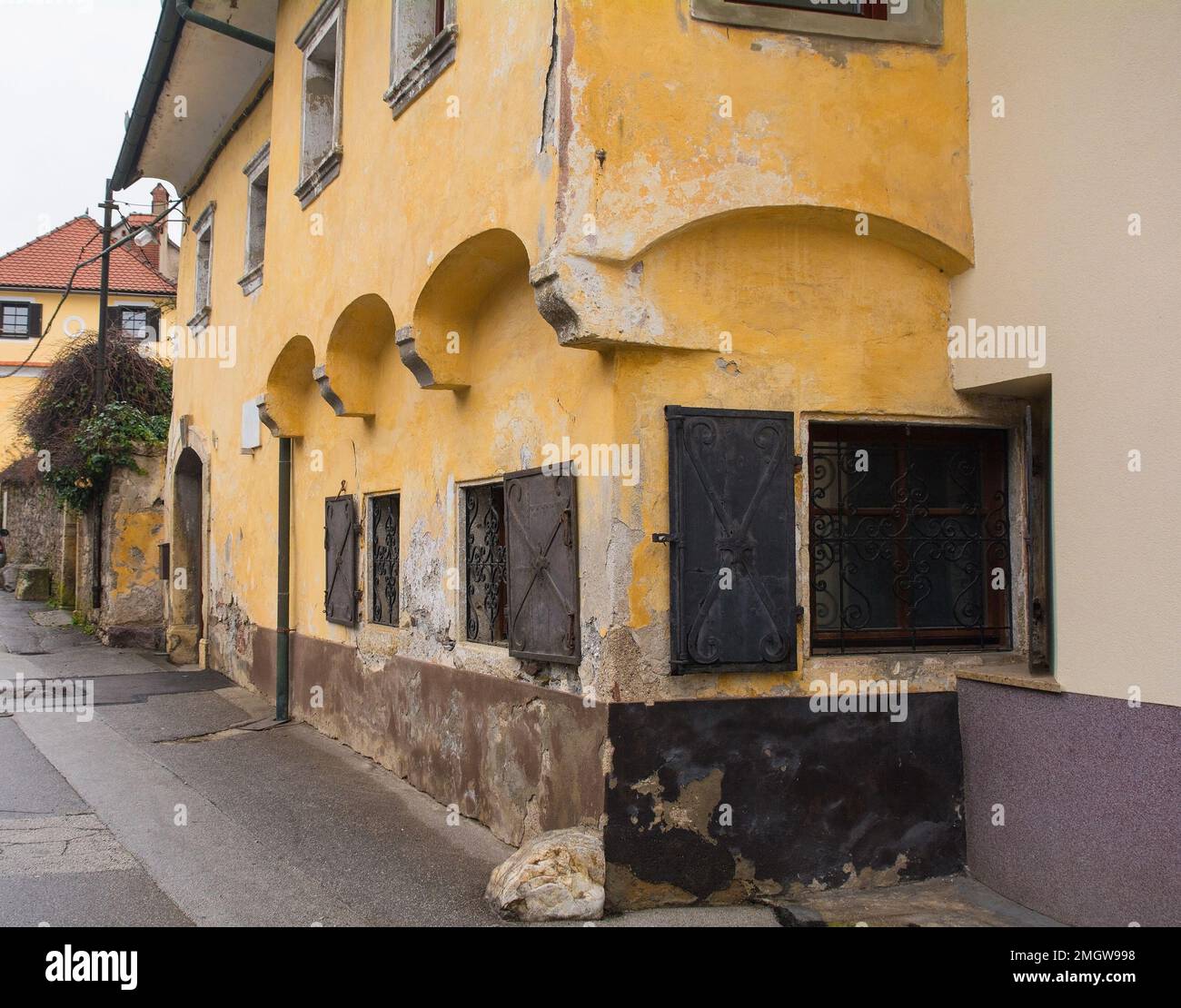 Rojstna Hisa Frana Jesenko in Skofja Loka, Slovenia, the birthplace of ...