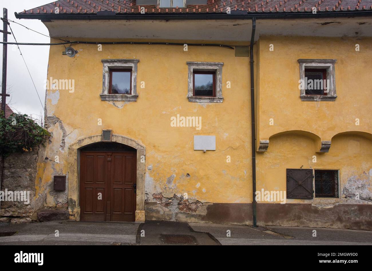 Rojstna Hisa Frana Jesenko in Skofja Loka, Slovenia, the birthplace of ...