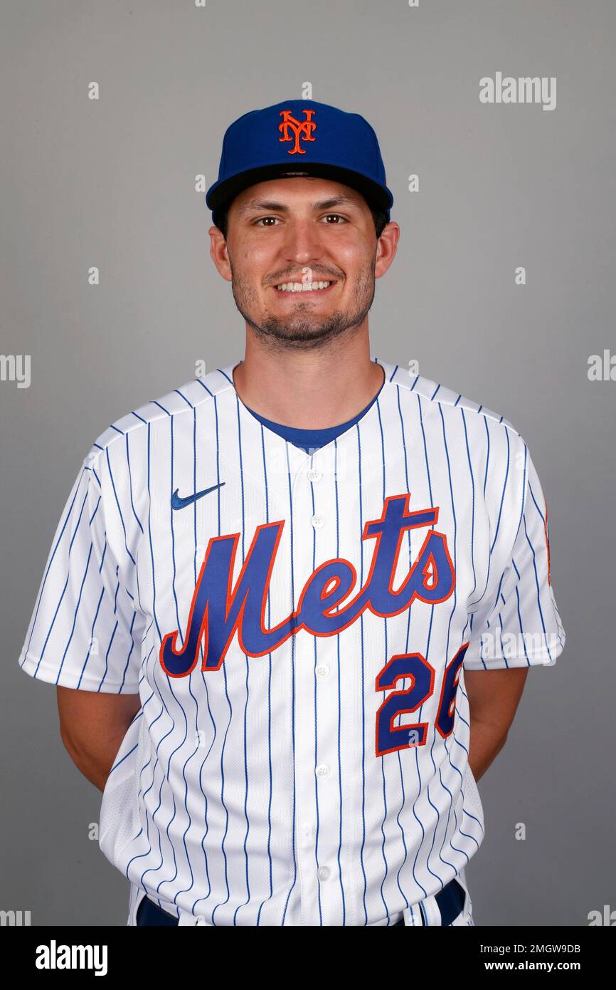 This is a 2020 photo of Jarrett Parker of the New York Mets baseball ...