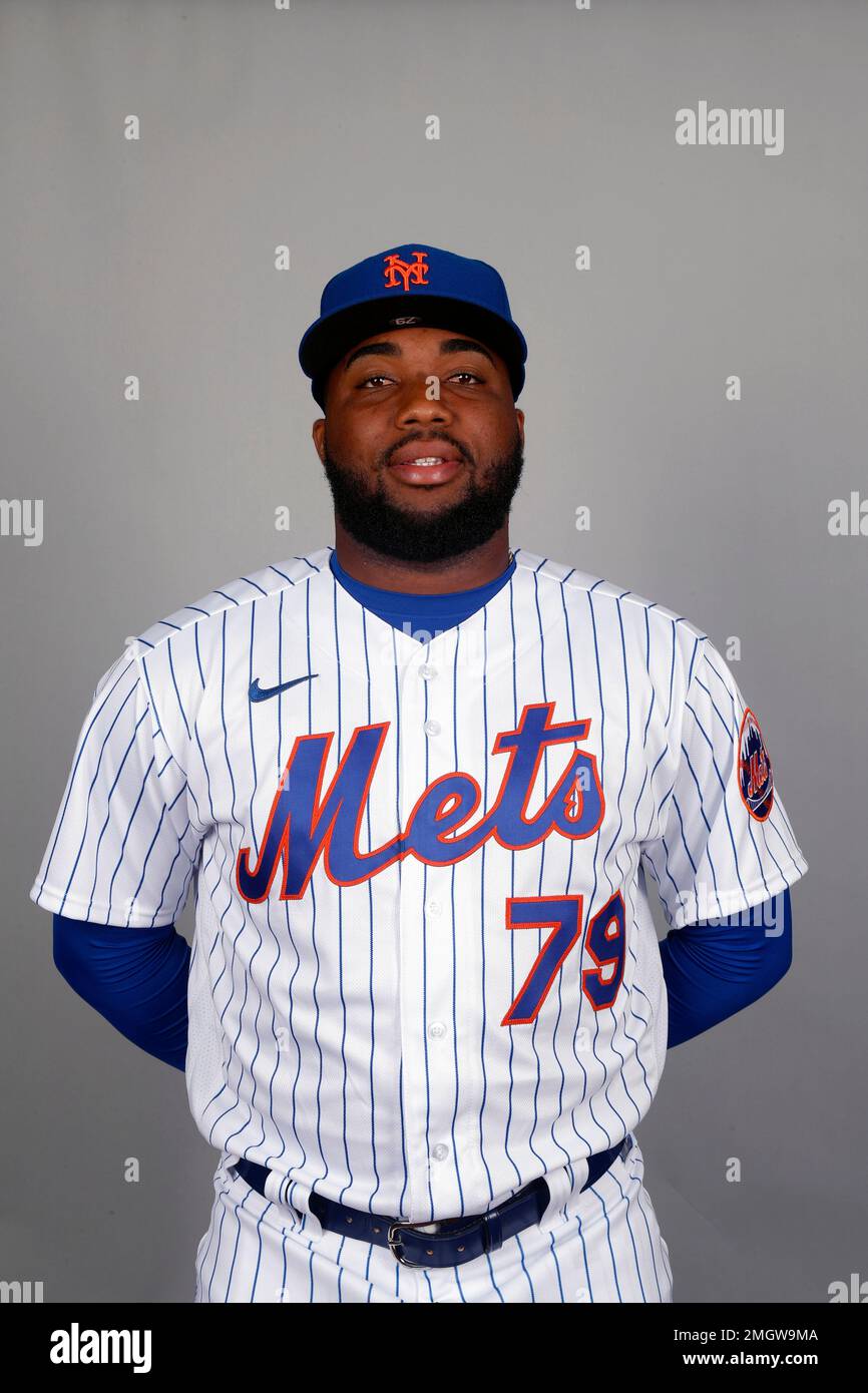 This is a 2020 photo of Adonis Uceta of the New York Mets baseball team ...