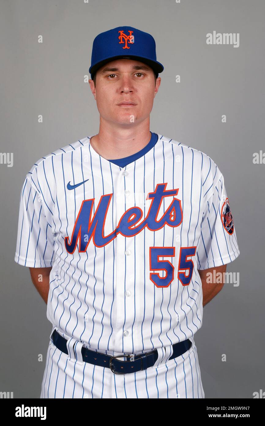 This is a 2020 photo of Corey Oswalt of the New York Mets baseball team ...