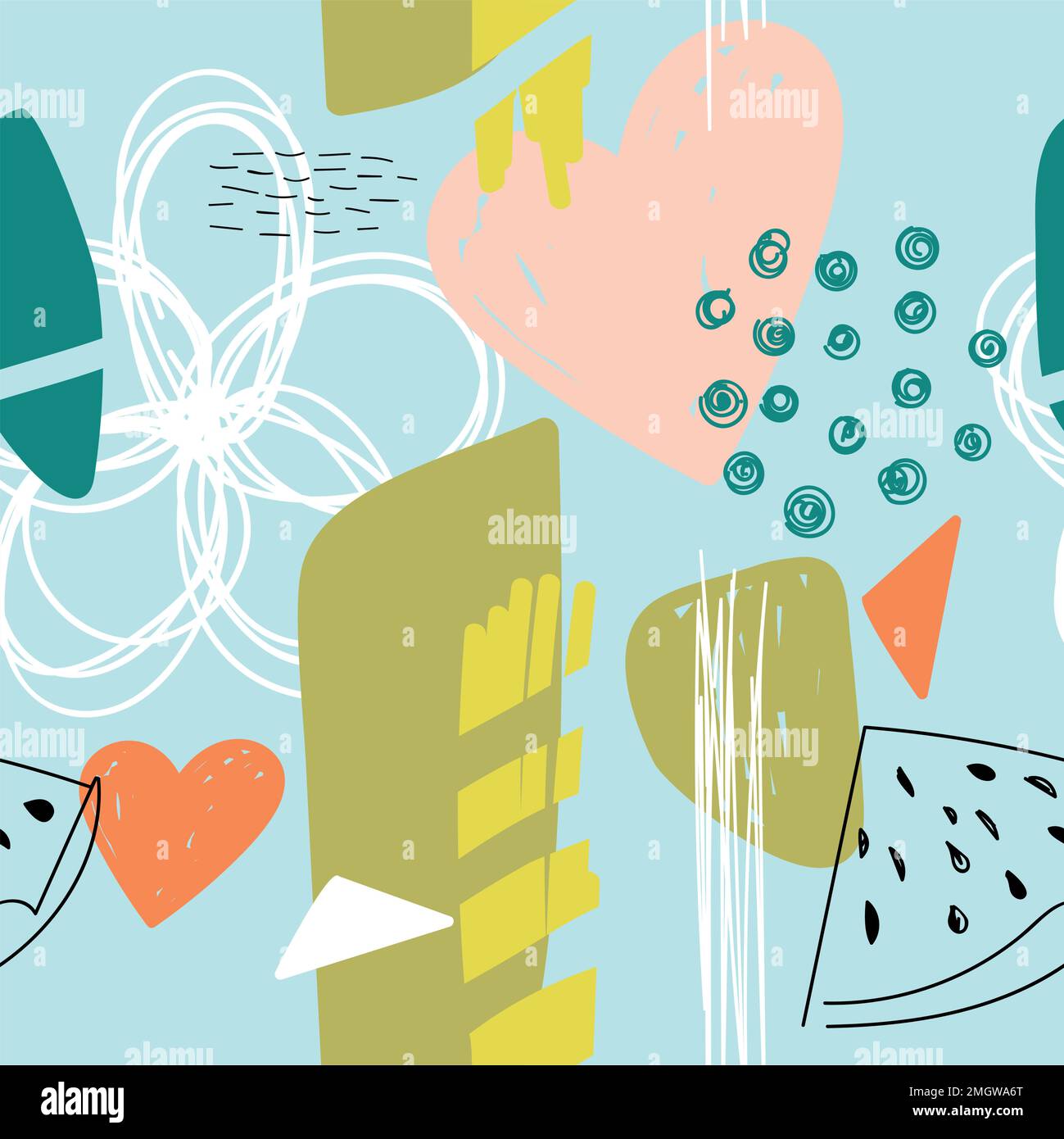 floral abstract pattern Stock Vector Image & Art - Alamy