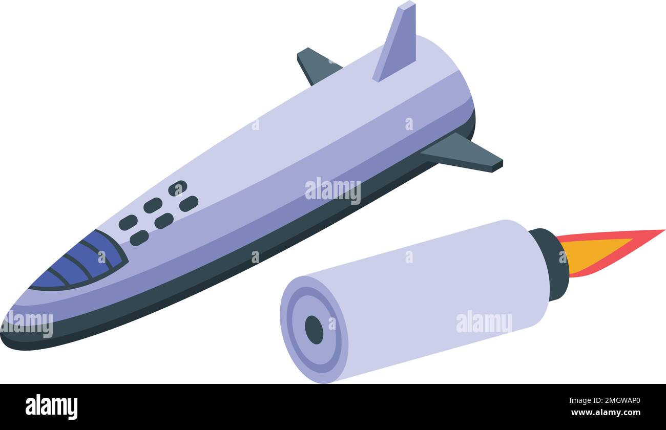 Space rocket icon isometric vector. Base mars. Astronaut future Stock ...