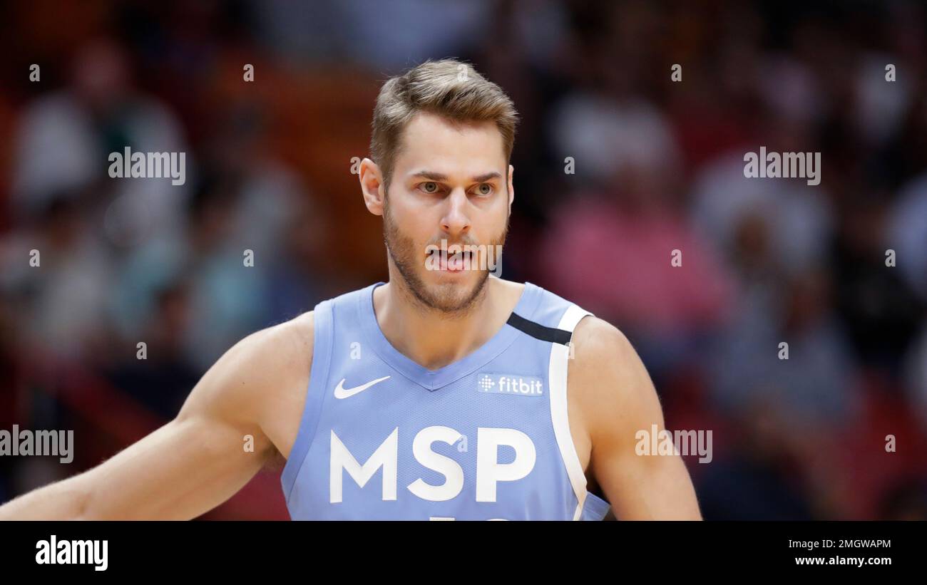 Minnesota Timberwolves forward Jake Layman is shown during the second ...