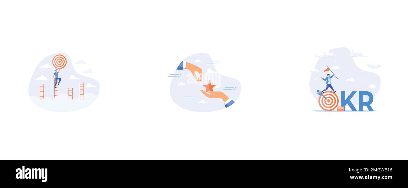 Okr vector hi-res stock photography and images - Alamy