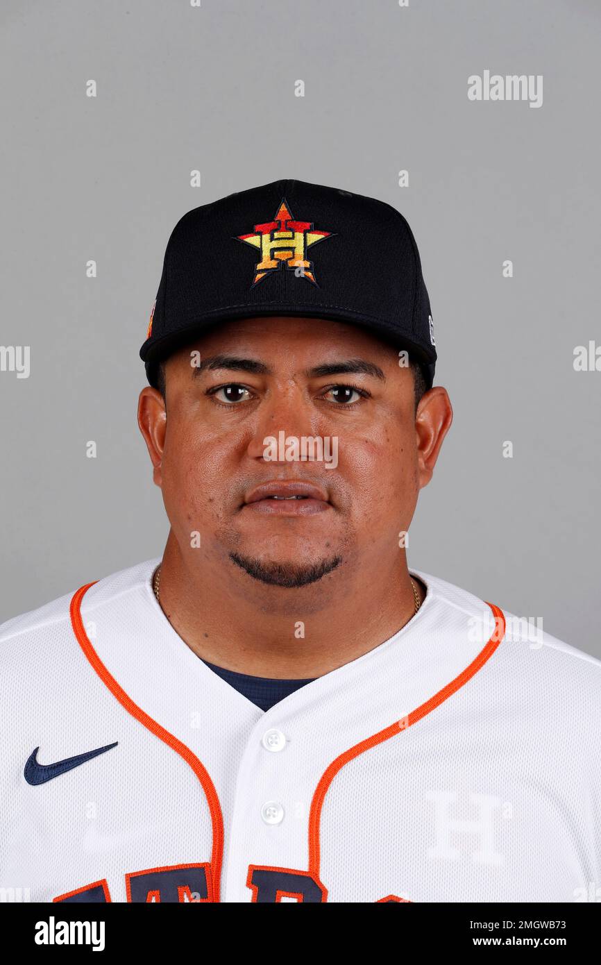 This is a 2020 photo of Erik Abreu of the Houston Astros baseball team. This image reflects the ...