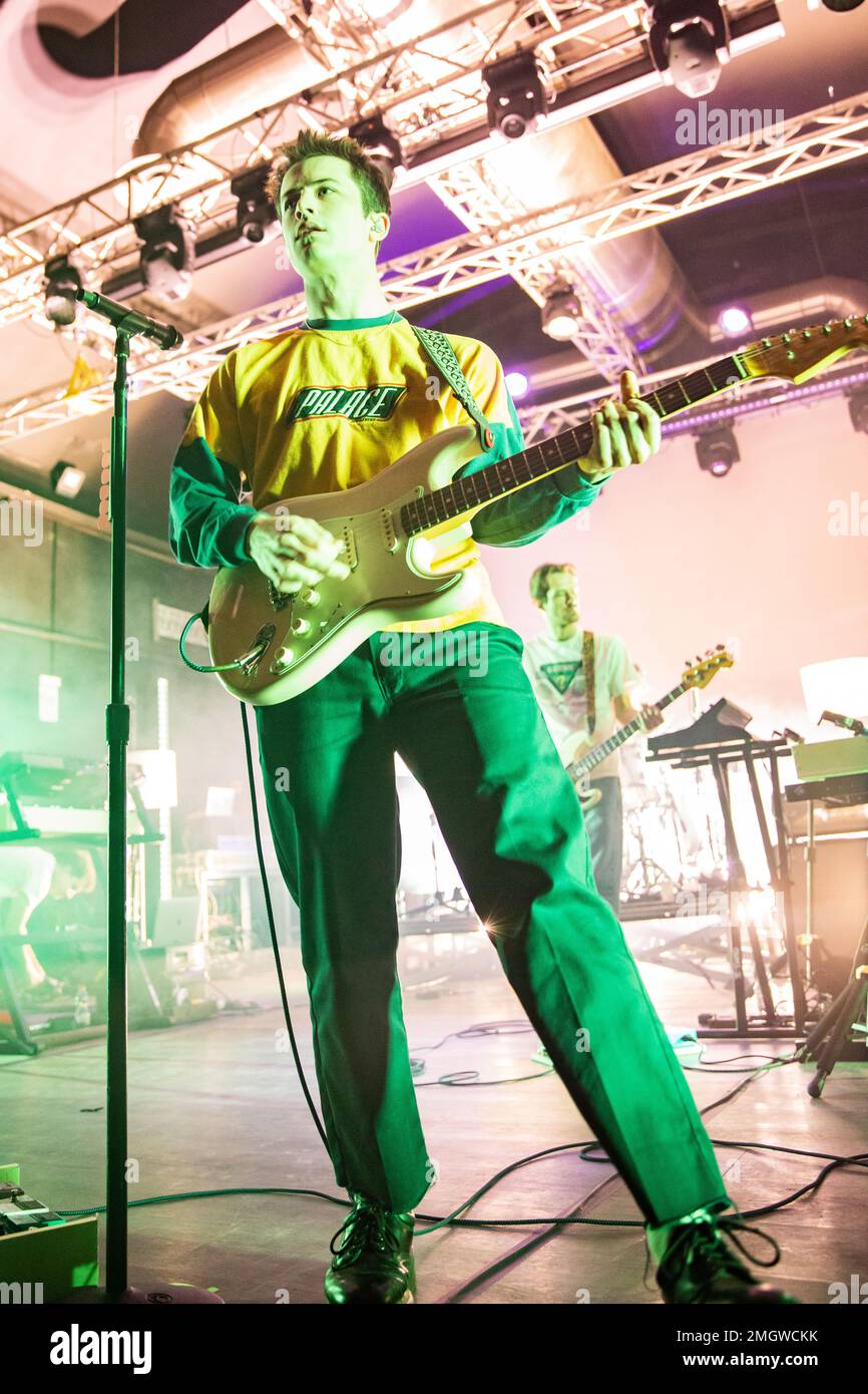 Milan Italy. 25 January 2023. The American band WALLOWS performs live ...