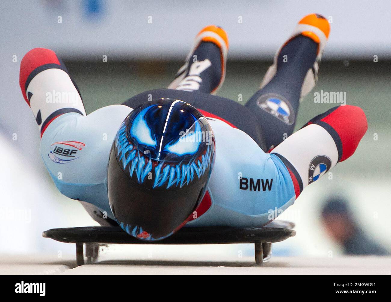 Austin Florian of the United States starts during the 1st run of the ...