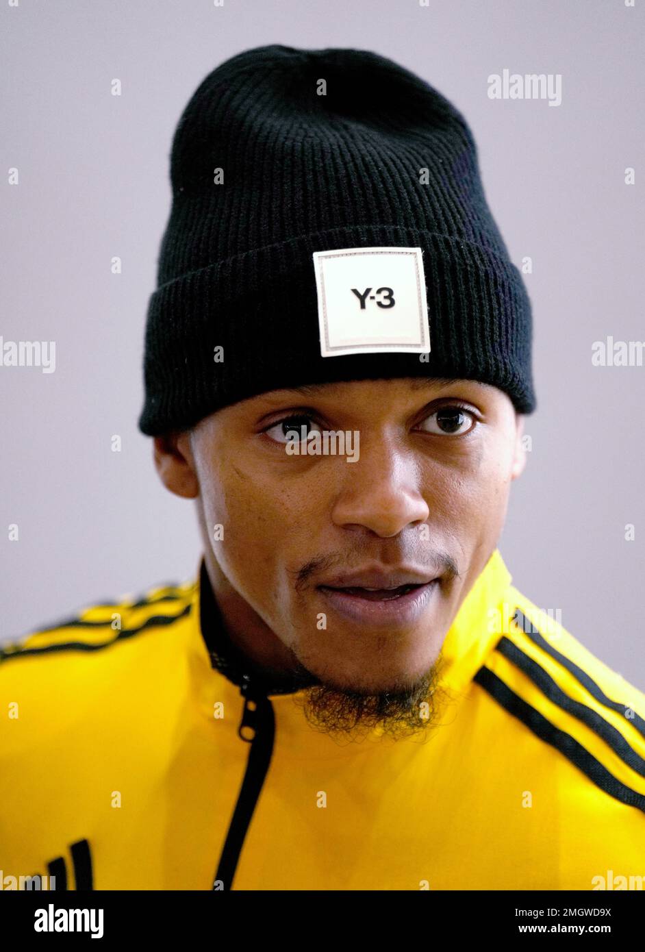 Anthony Yarde during a press conference at Brent Civic Centre, London ...