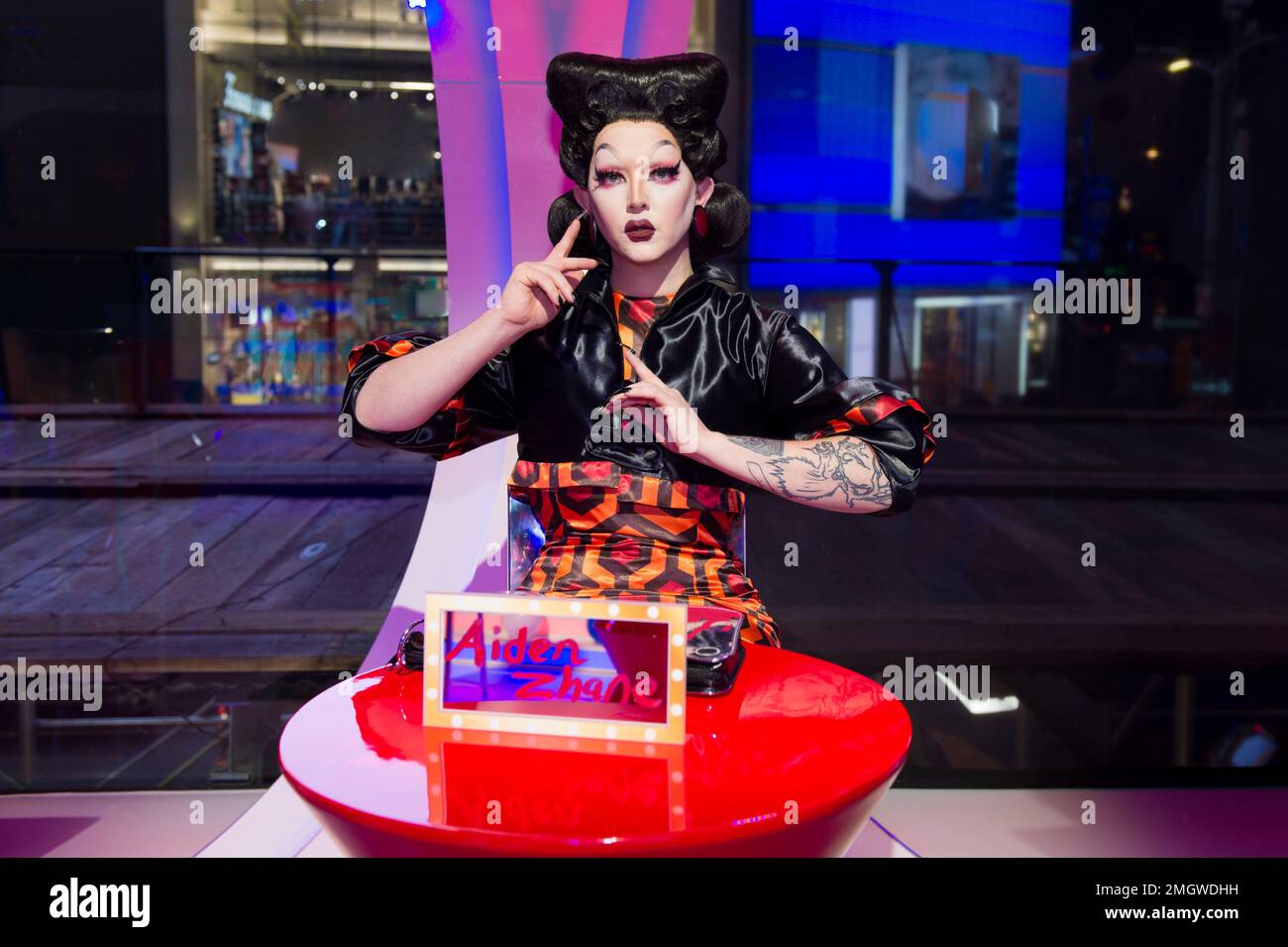 Aiden Zhane participates in a "RuPaul's Drag Race" season 12 special ...