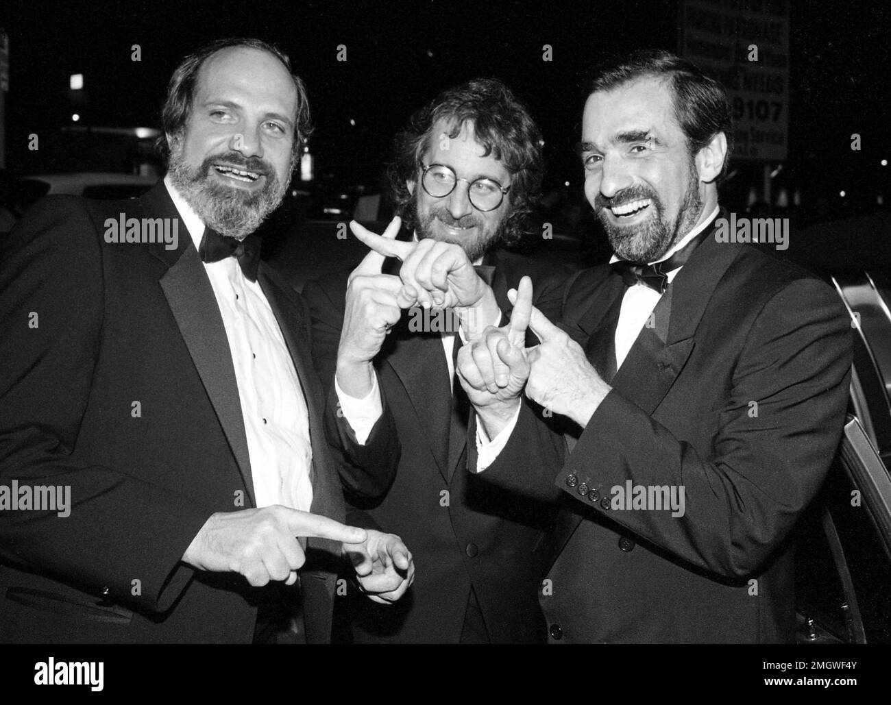Brian De Palma, Steven Spielberg and Martin Scorsese At The Premiere Of ...