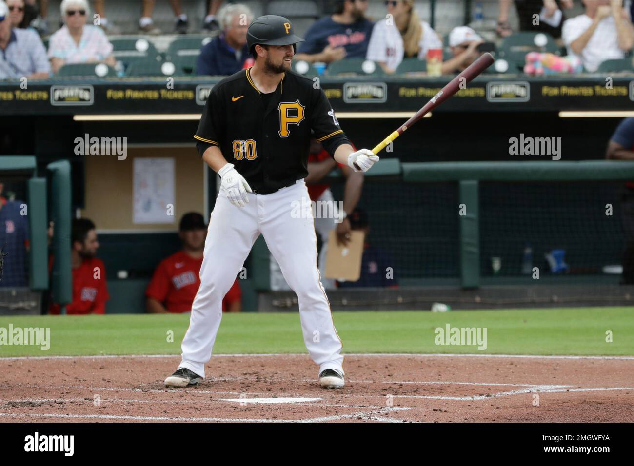 Pittsburgh Pirates' Andrew Susac (80) during the second inning of a ...