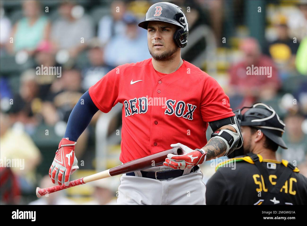 Boston Red Sox's Michael Chavis during the first inning of a spring ...