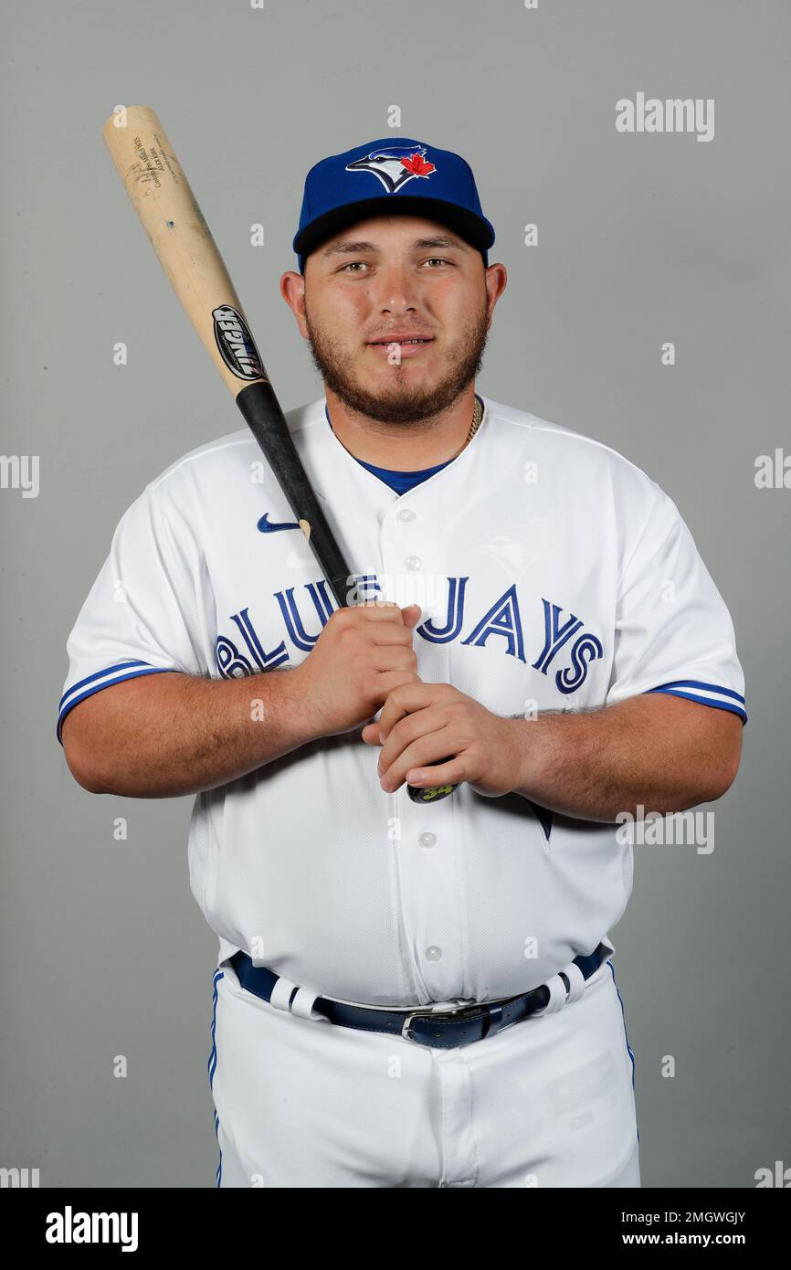 This is a 2020 photo of Alejandro Kirk of the Toronto Blue Jays ...