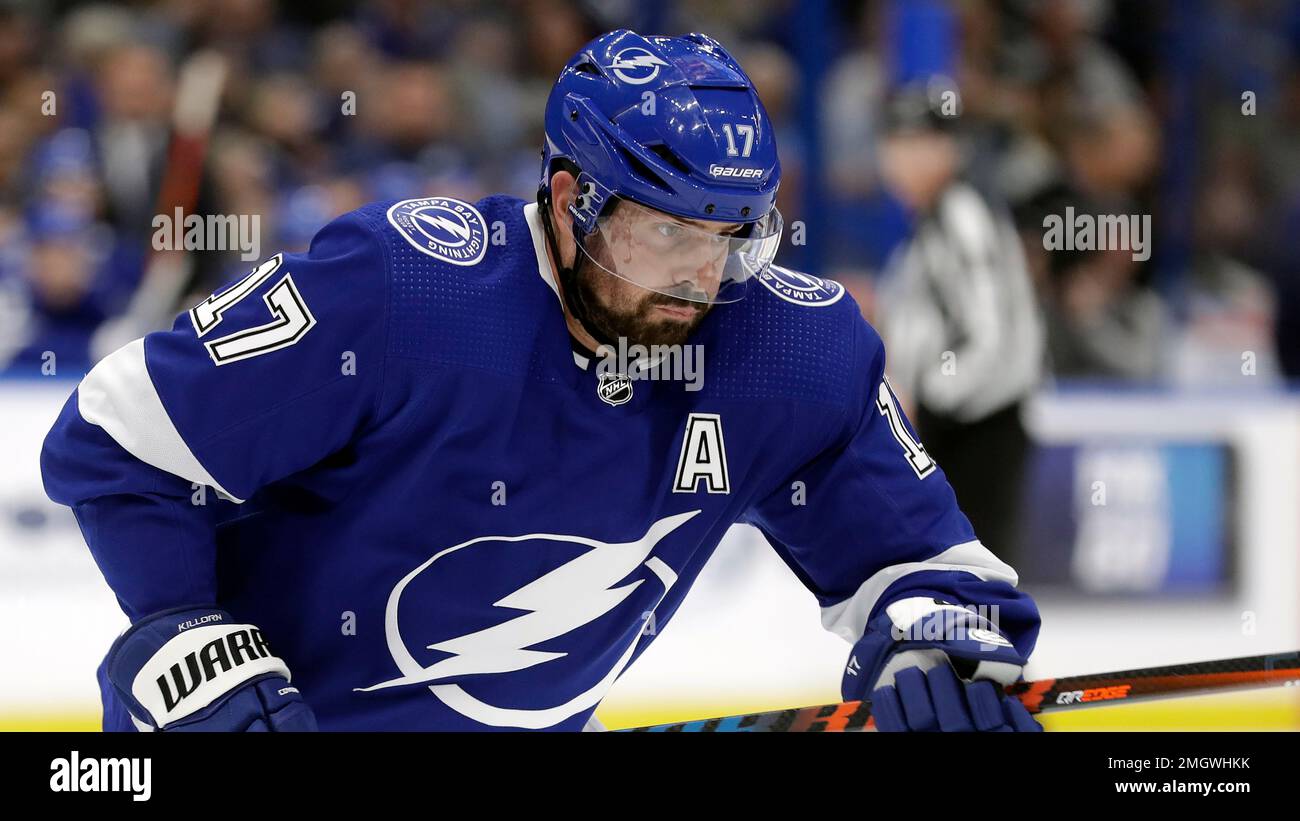 Tampa Bay Lightning left wing Alex Killorn (17) during the second ...