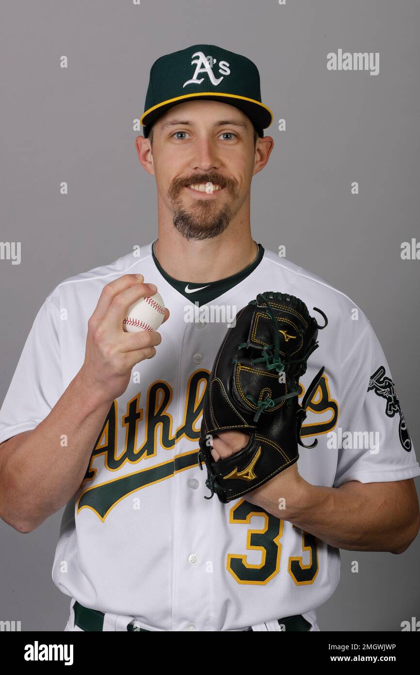 This is a 2020 photo of Daniel Mengden of the Oakland Athletics ...
