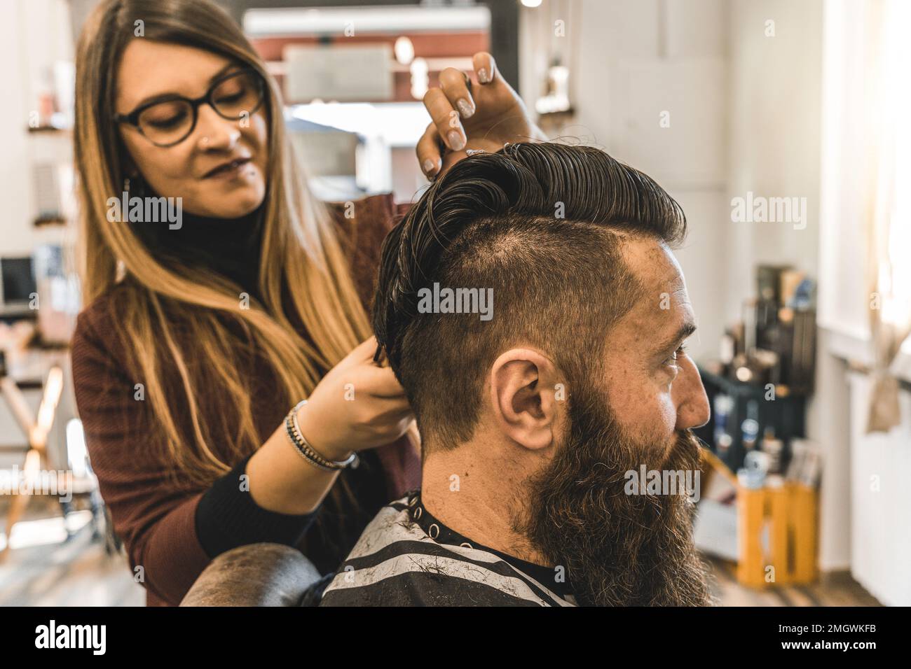 Grooming stylist hi-res stock photography and images - Alamy