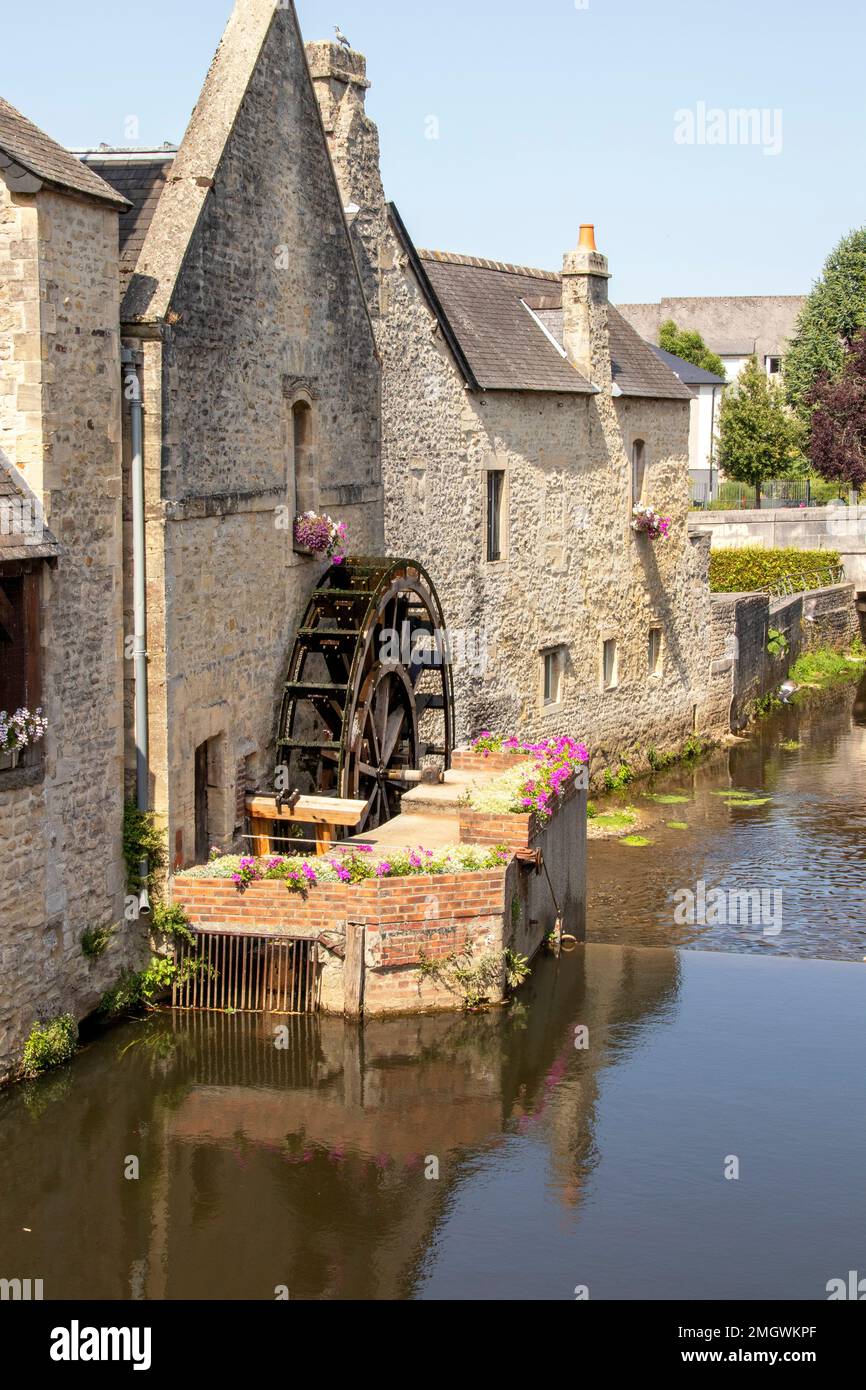 Water wheel bayeux france hi-res stock photography and images - Alamy