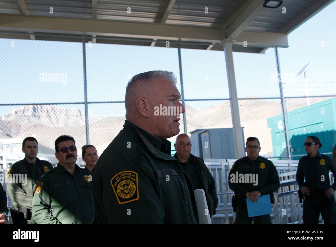 Deputy Chief Patrol Agent El Paso Sector Chris Clem, from the U.S ...