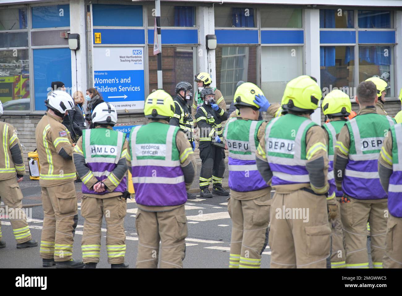 Fire incident outside hospital hi-res stock photography and images - Alamy