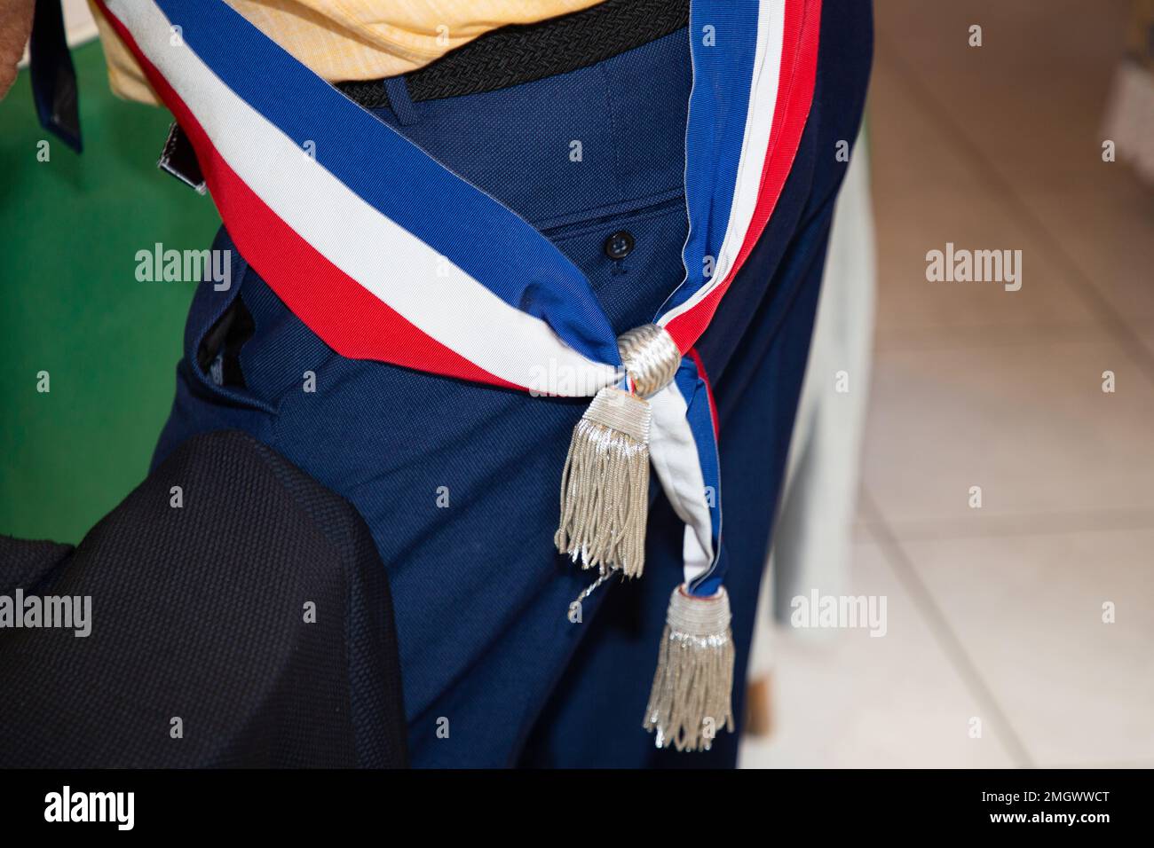 Tricolor sash hi-res stock photography and images - Alamy