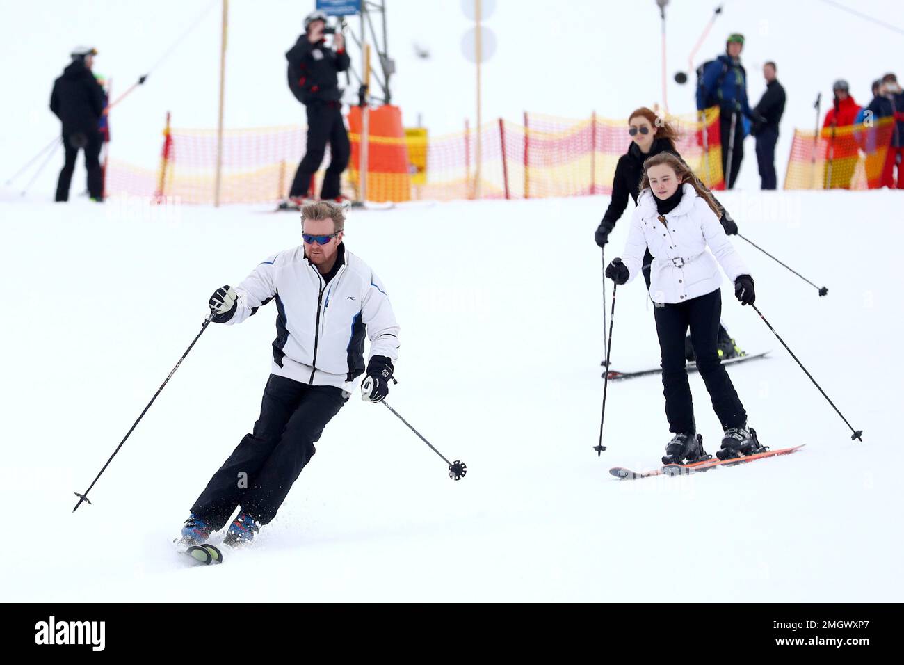 King Willem-Alexander of the Netherlands and his daughters princess ...