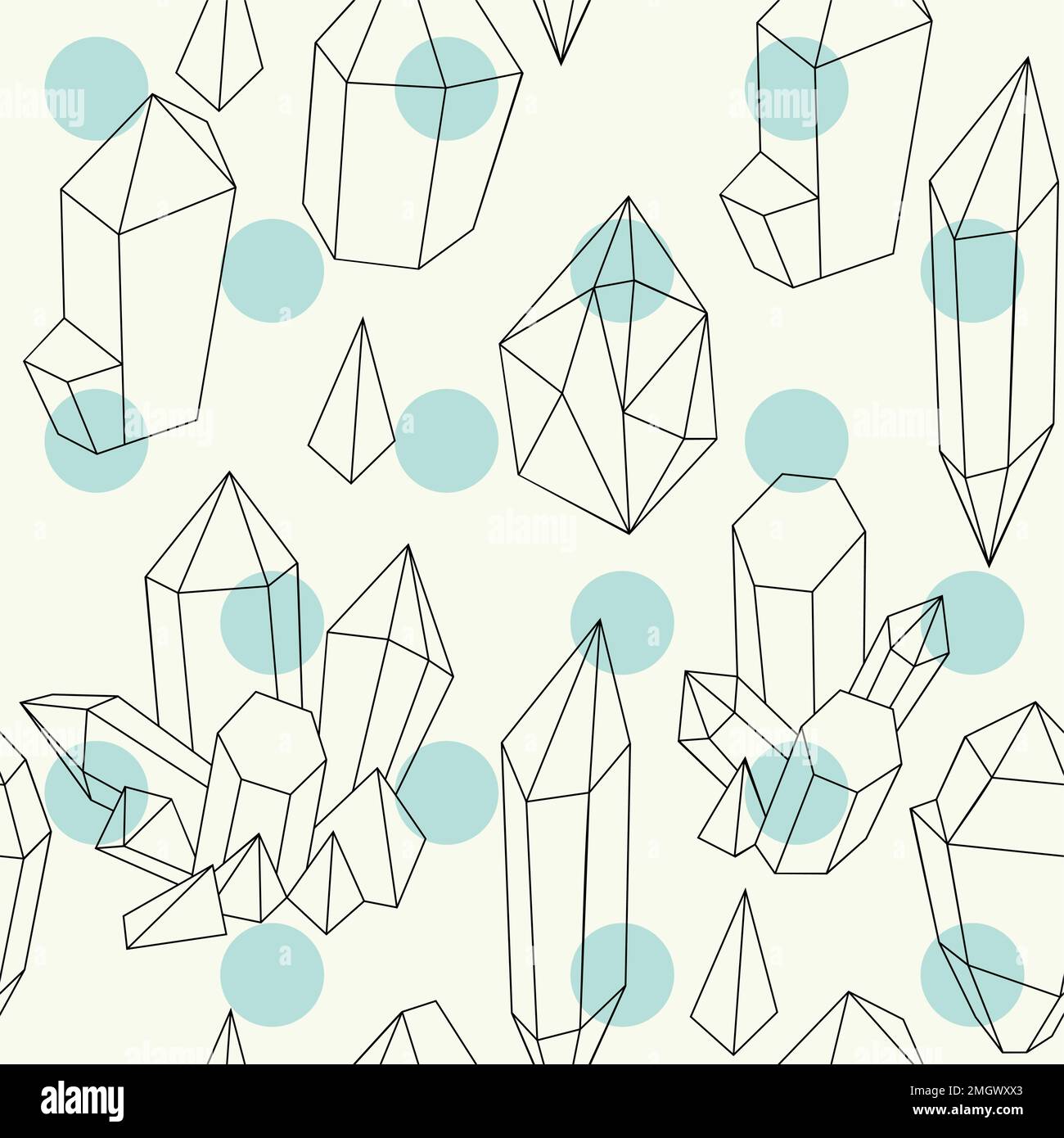 Hand drawn crystals Stock Vector Image & Art - Alamy